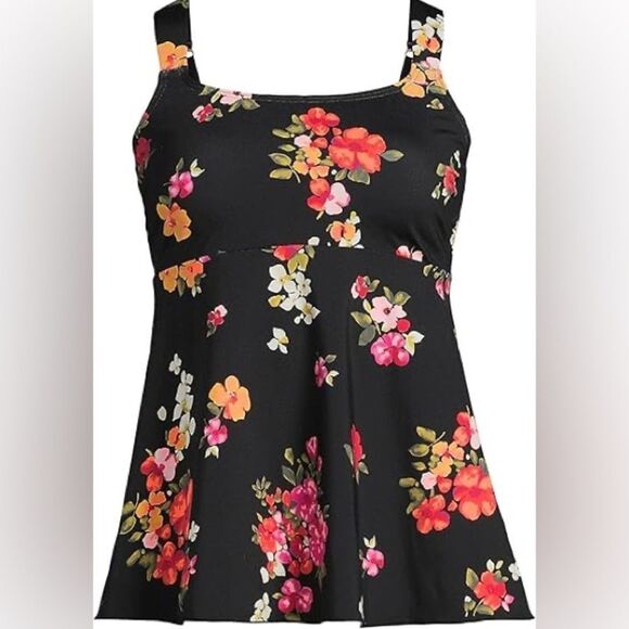 Lands' End | Swim | Landsend Scoop Neck Flutter Soft Cup Adjustable ...